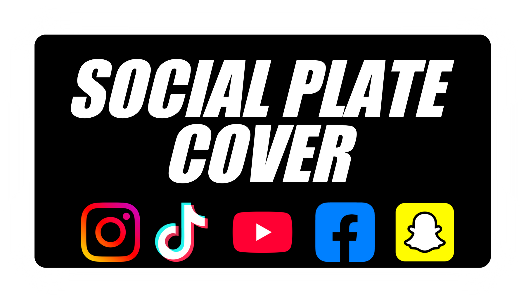 Social Media Magnetic Plate Cover – covermyplate